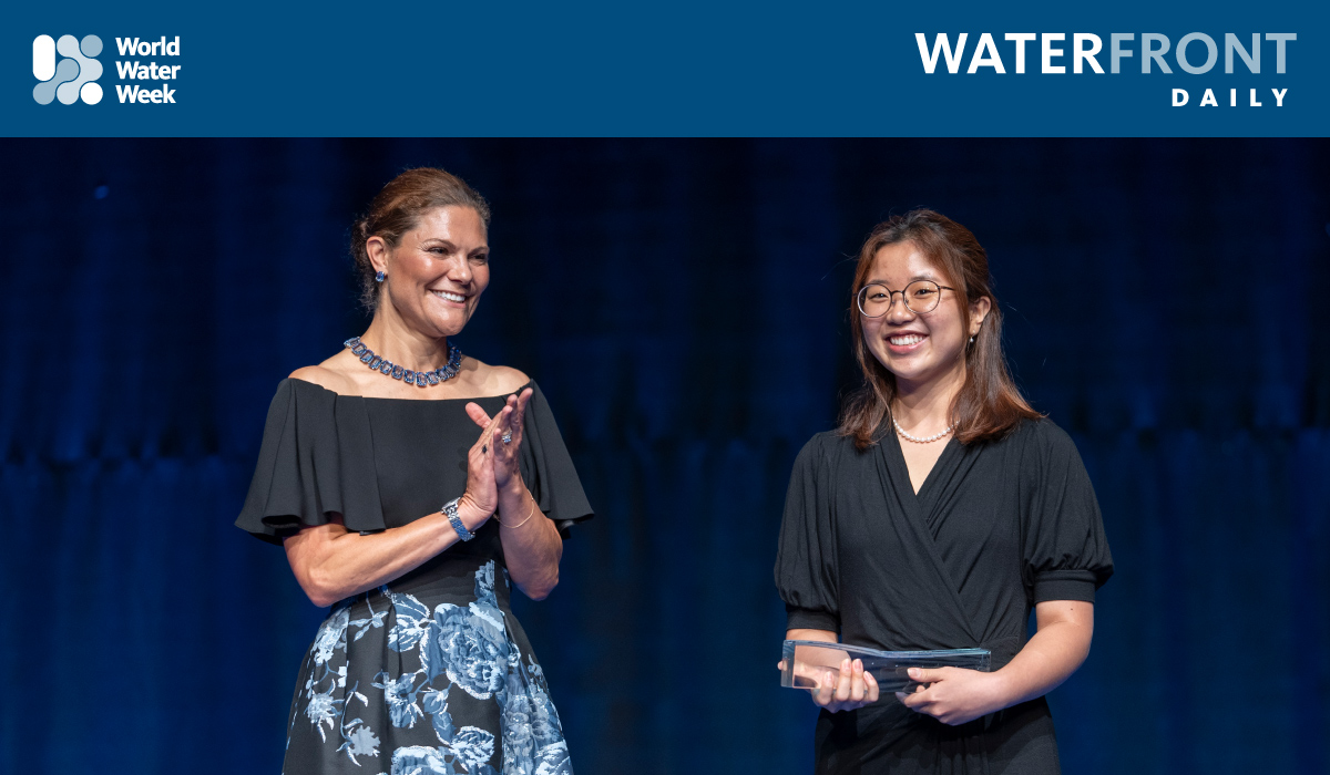 Naomi Park from USA wins Stockholm Junior Water Prize 2023